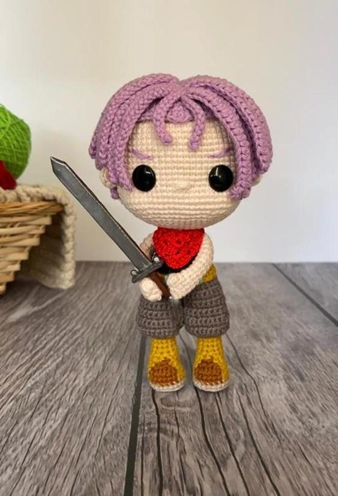Anime Pattern Amigurumi TRUNKS Crochet Pattern TRUNKS Crochet Pattern ...