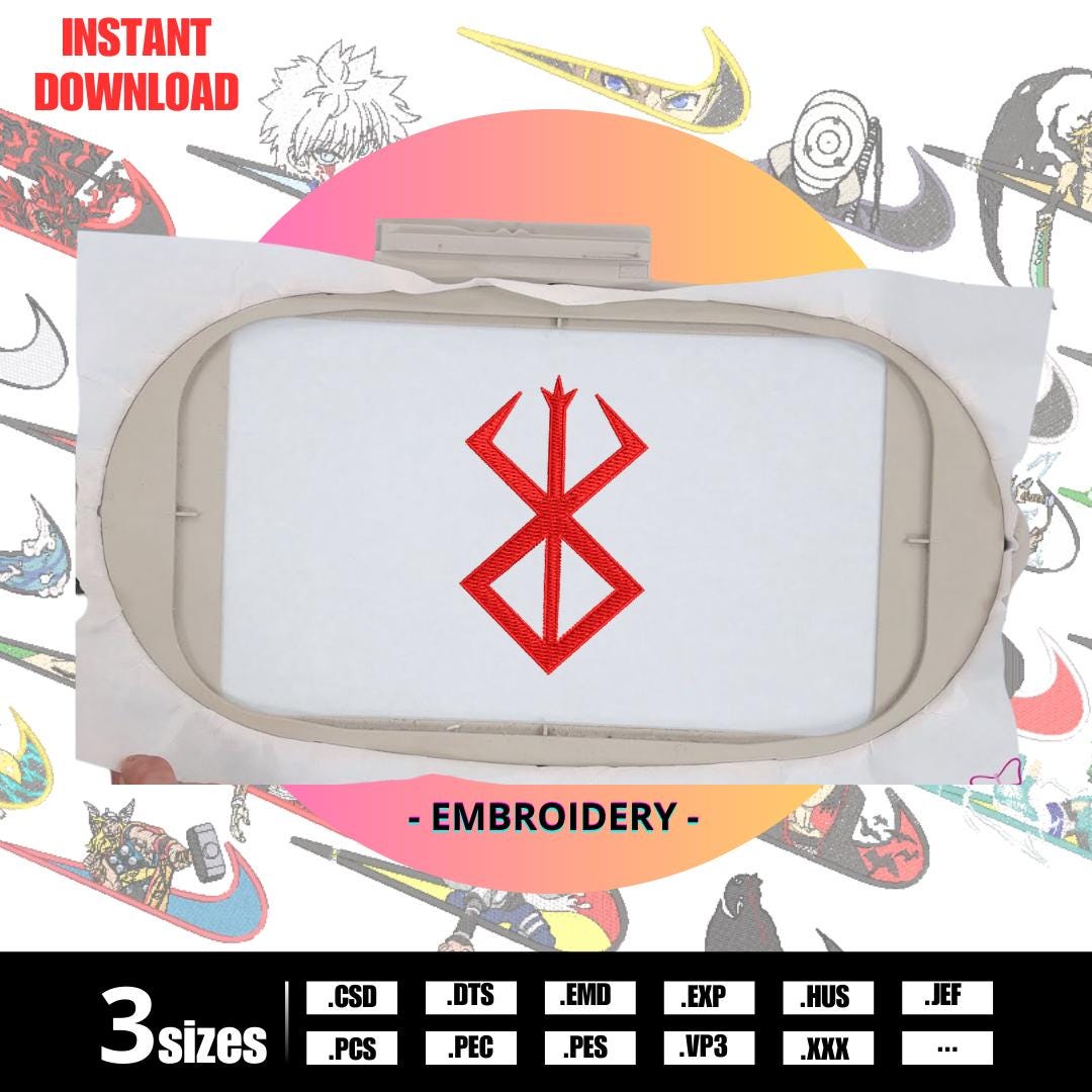 Berserk Stigma Embroidery File for Embroidery Machines - Etsy