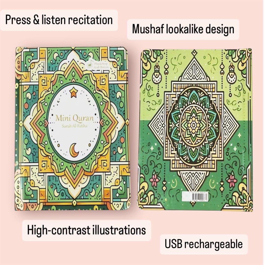Interactive Soundbook With Surah Al-fatiha - Etsy