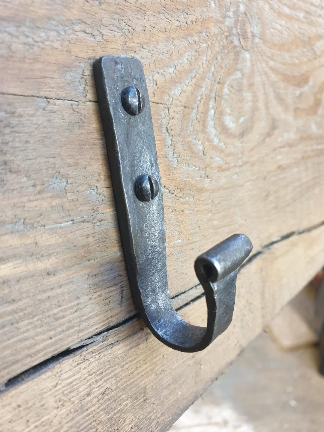 Hand Forged Hook Rustic Design Blacksmithing Door Hook Key Hook - Etsy