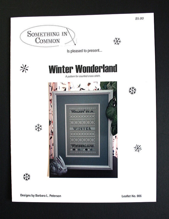 Cross Stitch Pattern Winter Wonderland Winter Sampler | Etsy