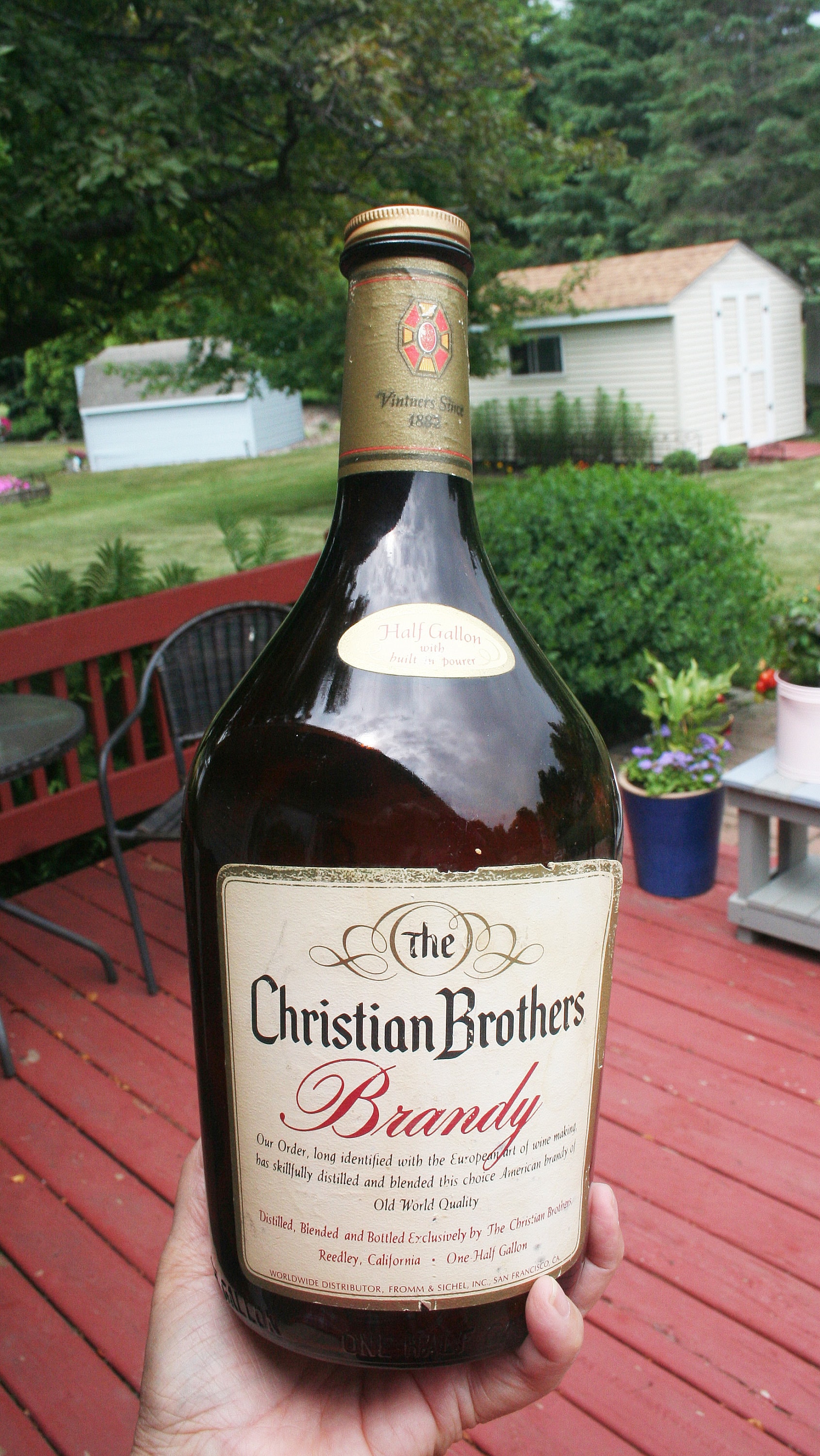 Christian Brothers Brandy Bottle