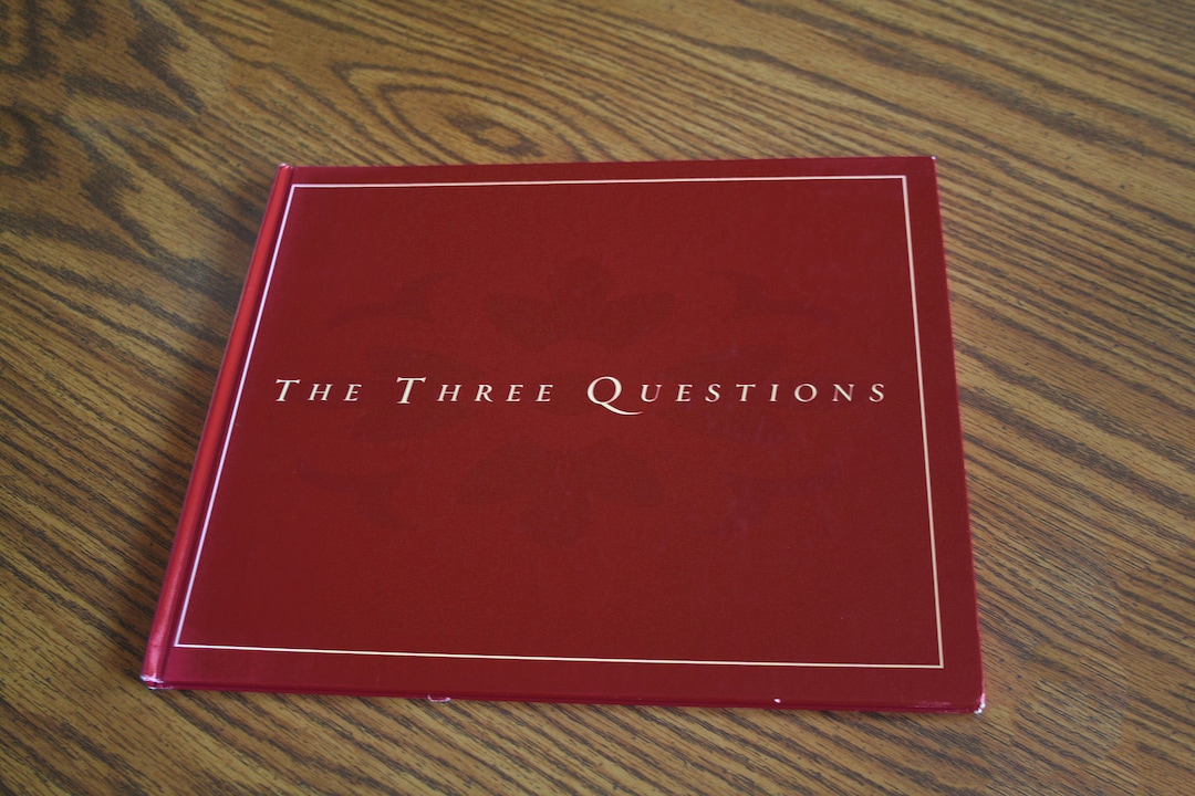 The Three Questions Jon J Muth First Edition 2002 - Etsy