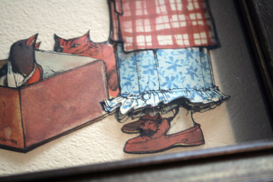 3D Paper Art Shadow Box Diorama Scene 3D Cut Paper Retro | Etsy