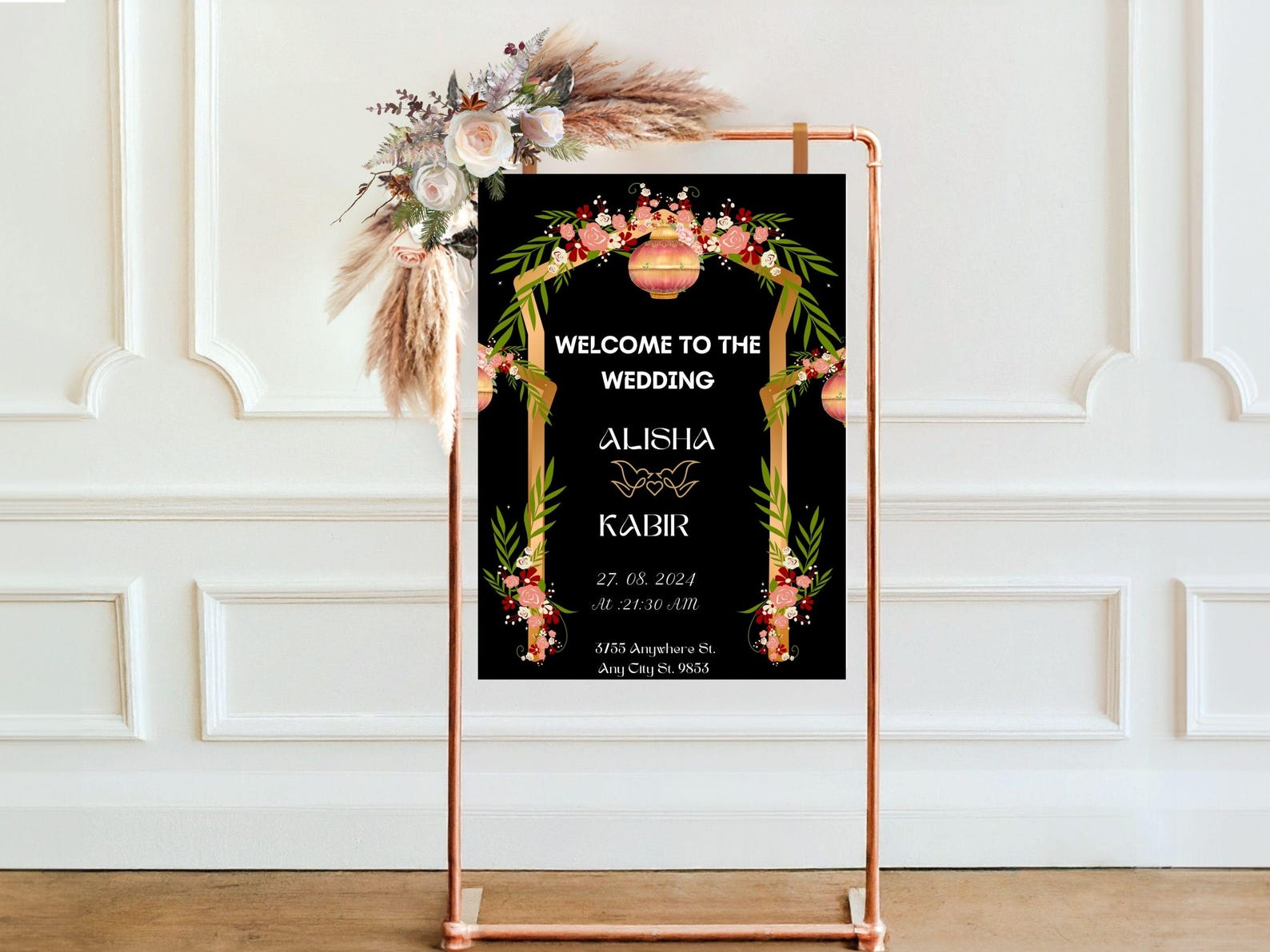 Indian Welcome Sign, Desi Welcome Sign, Wedding Sign, Hindu Wedding ...