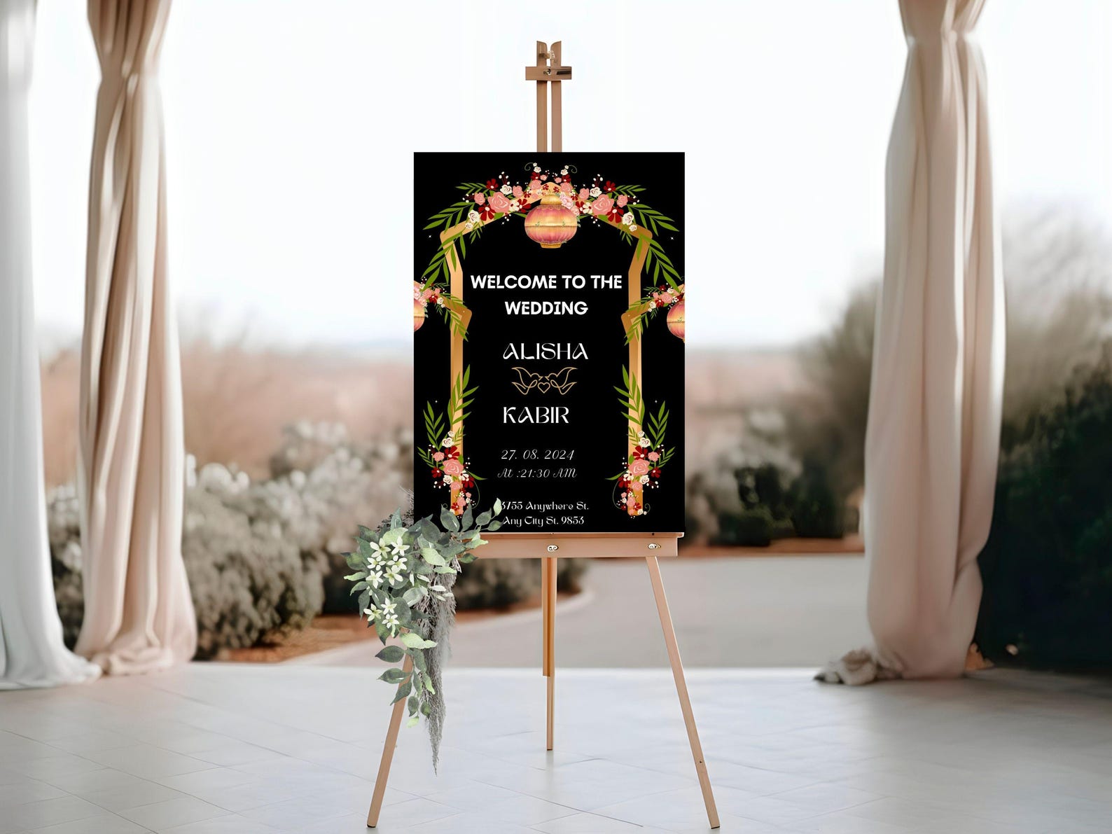 Indian Welcome Sign, Desi Welcome Sign, Wedding Sign, Hindu Wedding ...