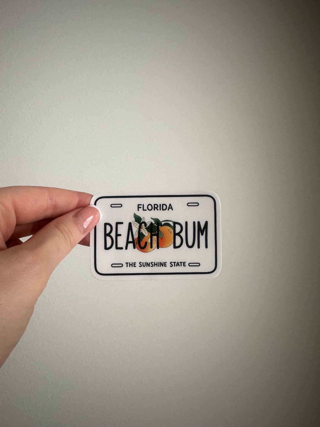 Florida Beach Bum Sticker, Funny, Cute, Meme, Personalized, Florida ...