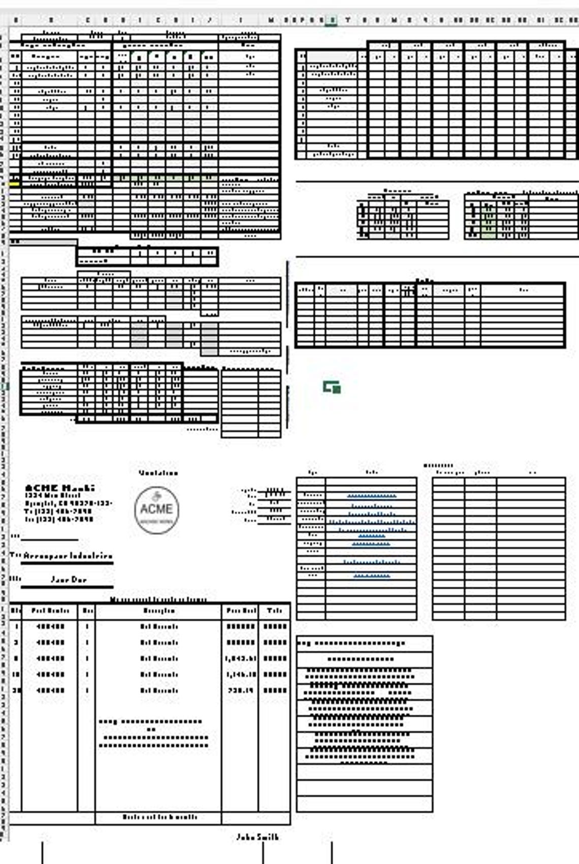 Machining Quote Worksheet – Customizable Spreadsheet by Industry ...
