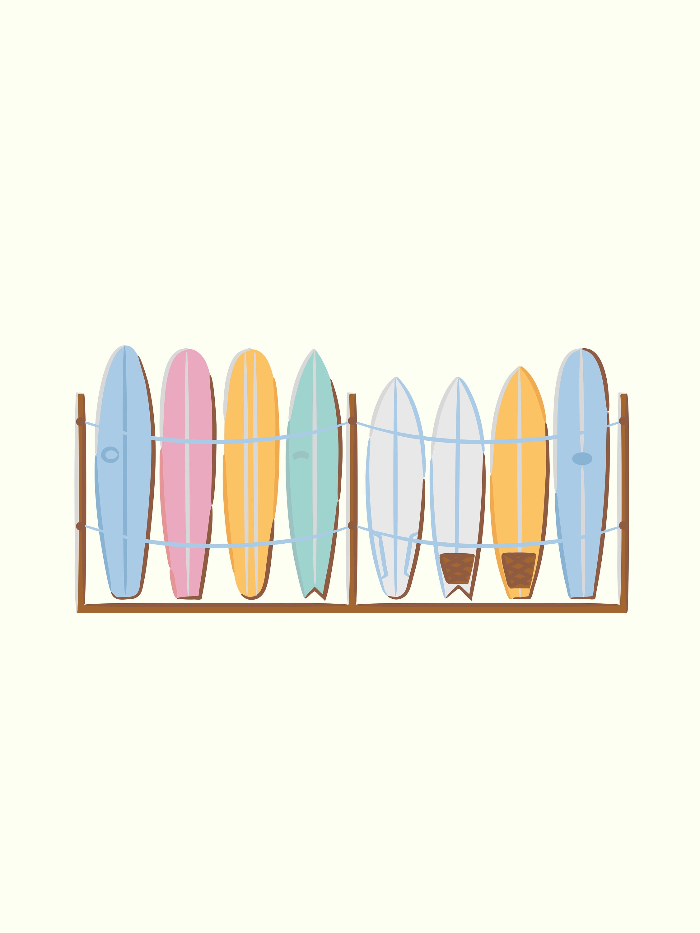 Preppy California Poster Set of 6 - Etsy