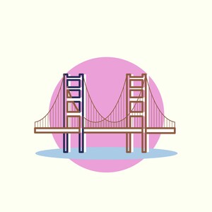 Preppy California Poster Set of 6 - Etsy