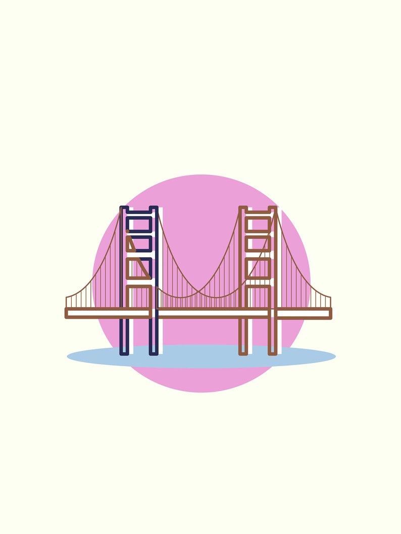 Preppy California Poster Set of 6 - Etsy