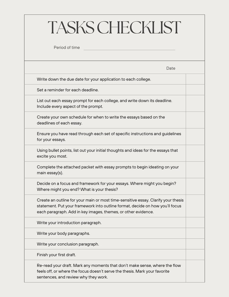 A Guide to Crafting Your Ivy League-level College Essay - Etsy