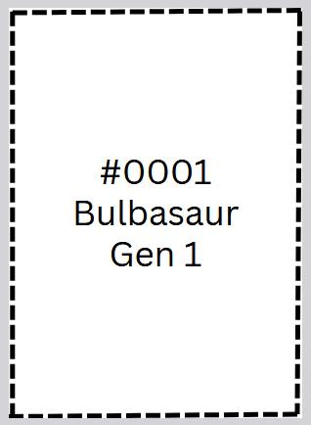 Pokémon Binder Placeholders PDF – Full National Pokédex | Printable Card Inserts for Pokémon TCG ...