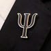 925k Silver Enameled | Psychology Symbol Lapel Pin | for Men - Etsy