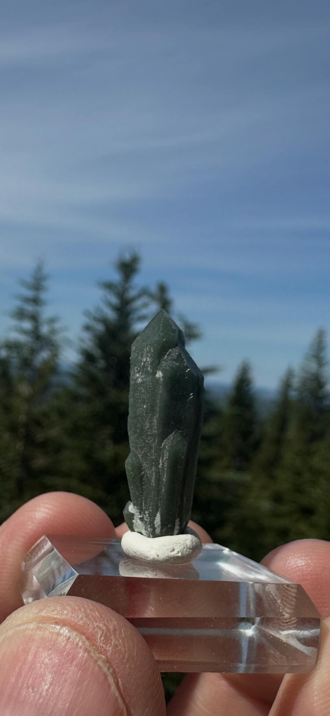 Prase Green Quartz Included Hedenbergite ~ Huanggangliang, Inner ...