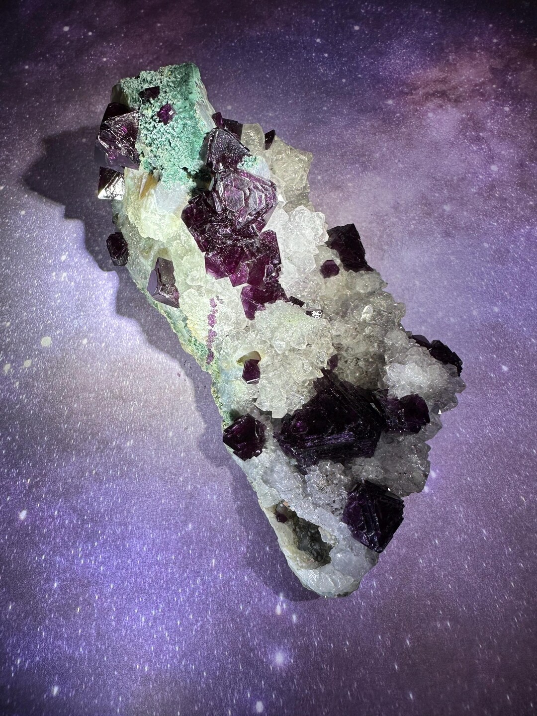Purple Sulfur on Quartz ~ Burma ~ NEW! 423 Grams - Etsy
