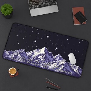 Purple Velaris Galaxy Inspired Desk Mat - Throne of the Glass and ...