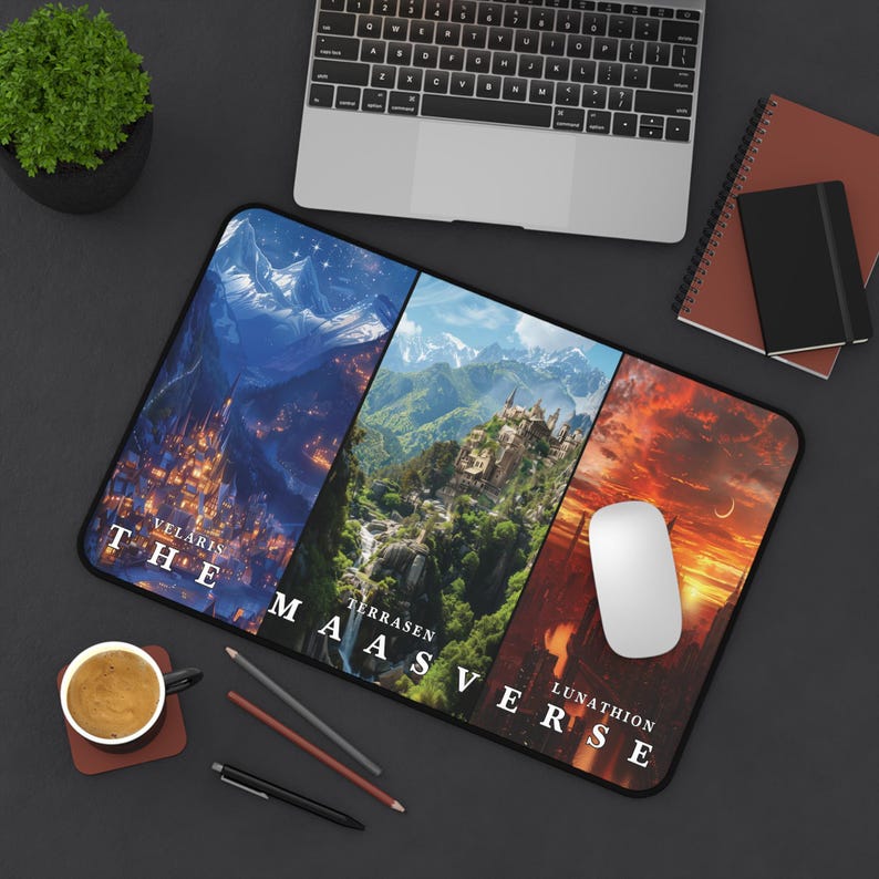 Acotar Desk Mat, Throne of Glass Inspired Desk Pad for Book Lovers ...