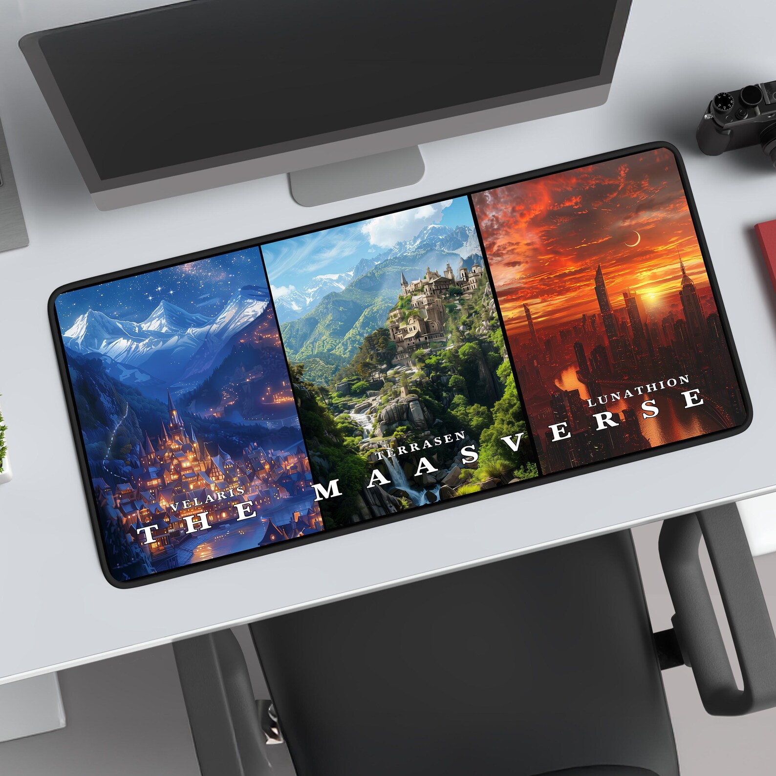 Acotar Desk Mat, Throne of Glass Inspired Desk Pad for Book Lovers ...