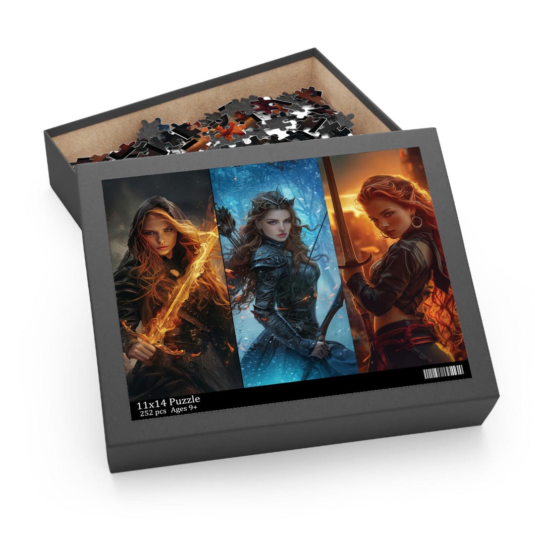 Acotar Aelin Feyre Bryce Puzzle, Fantasy Jigsaw, Rhysand Feyre Design ...