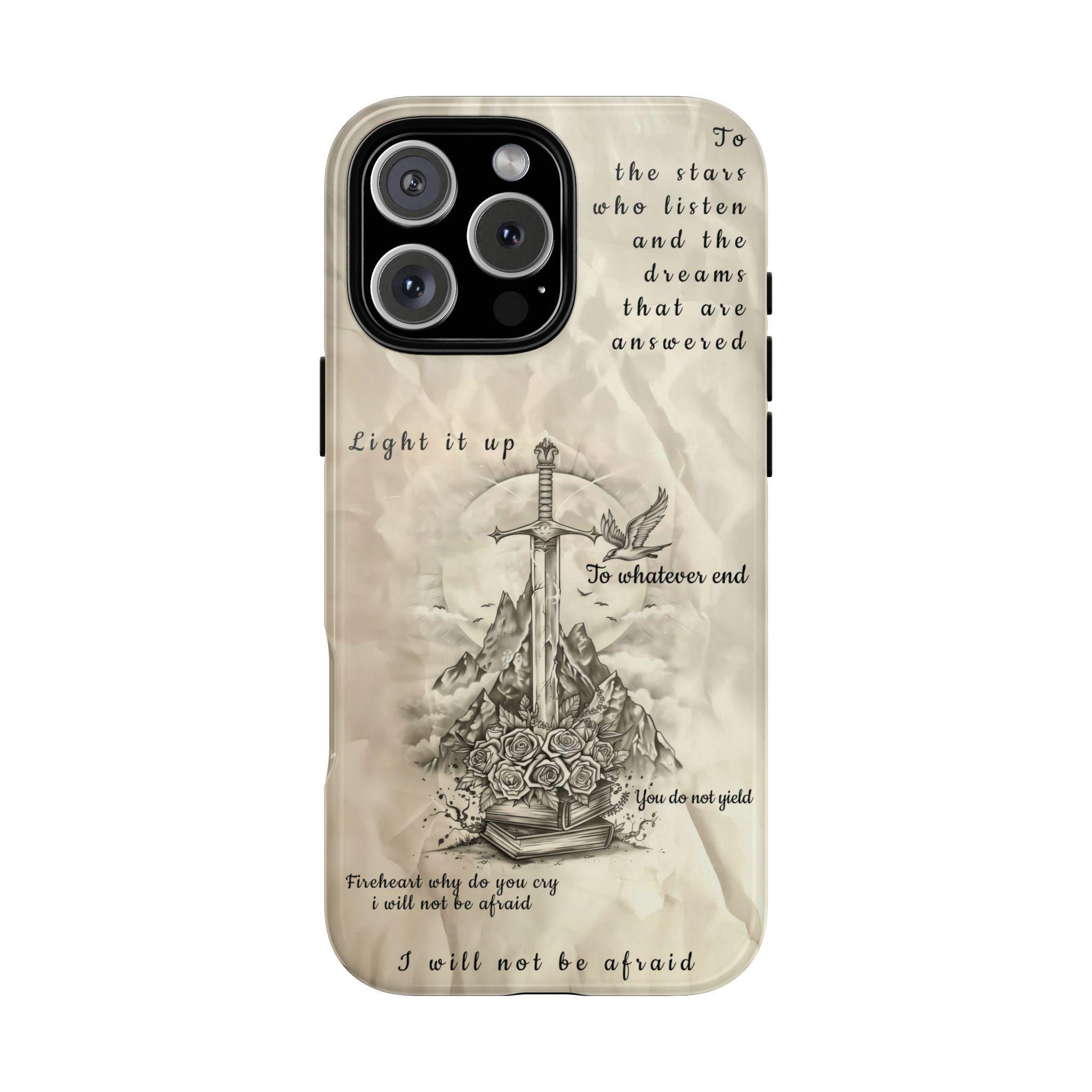 Throne of Glass Phone Case: Fantasy Book Cover, Protective Design - Etsy