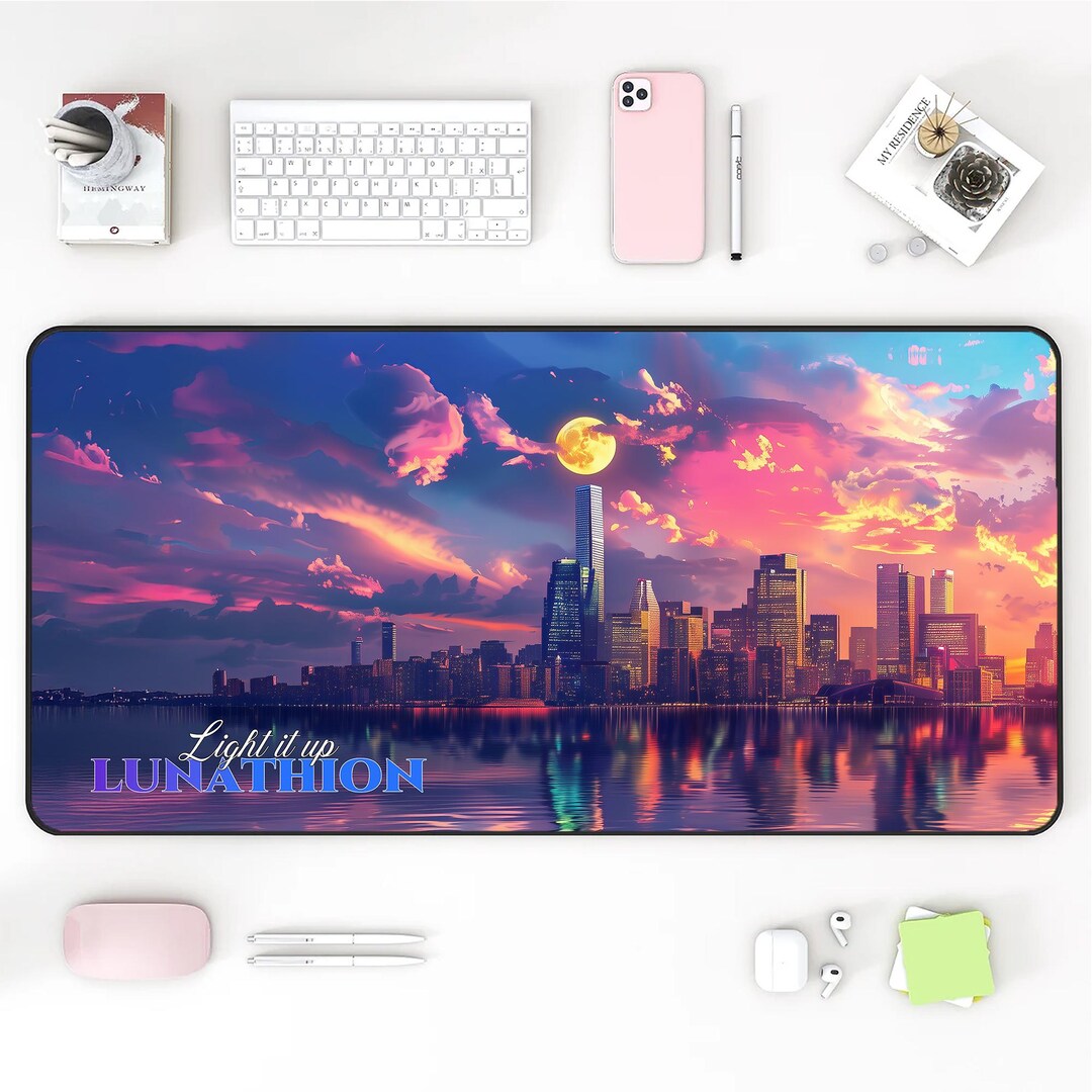 Lunathion Novel Design, Acotar Desk Mat, Fantasy Desk Mat, Office Decor ...