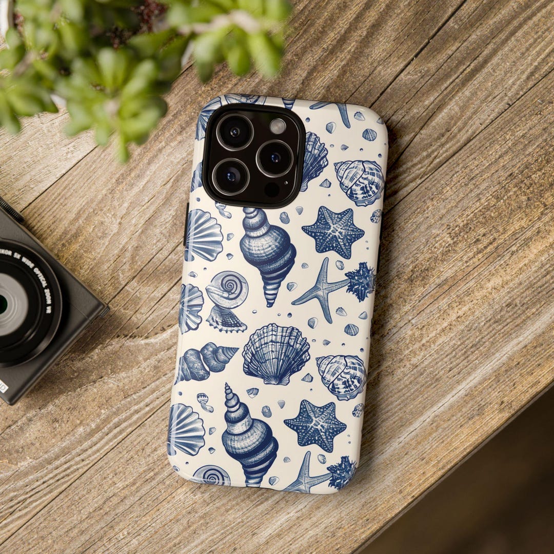Seashell Phone Case Ocean Cell Phone Case Coastal Aesthetic Summer ...