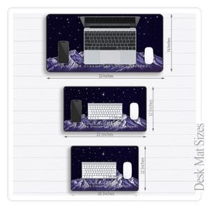 Purple Velaris Galaxy Inspired Desk Mat - Throne of the Glass and ...