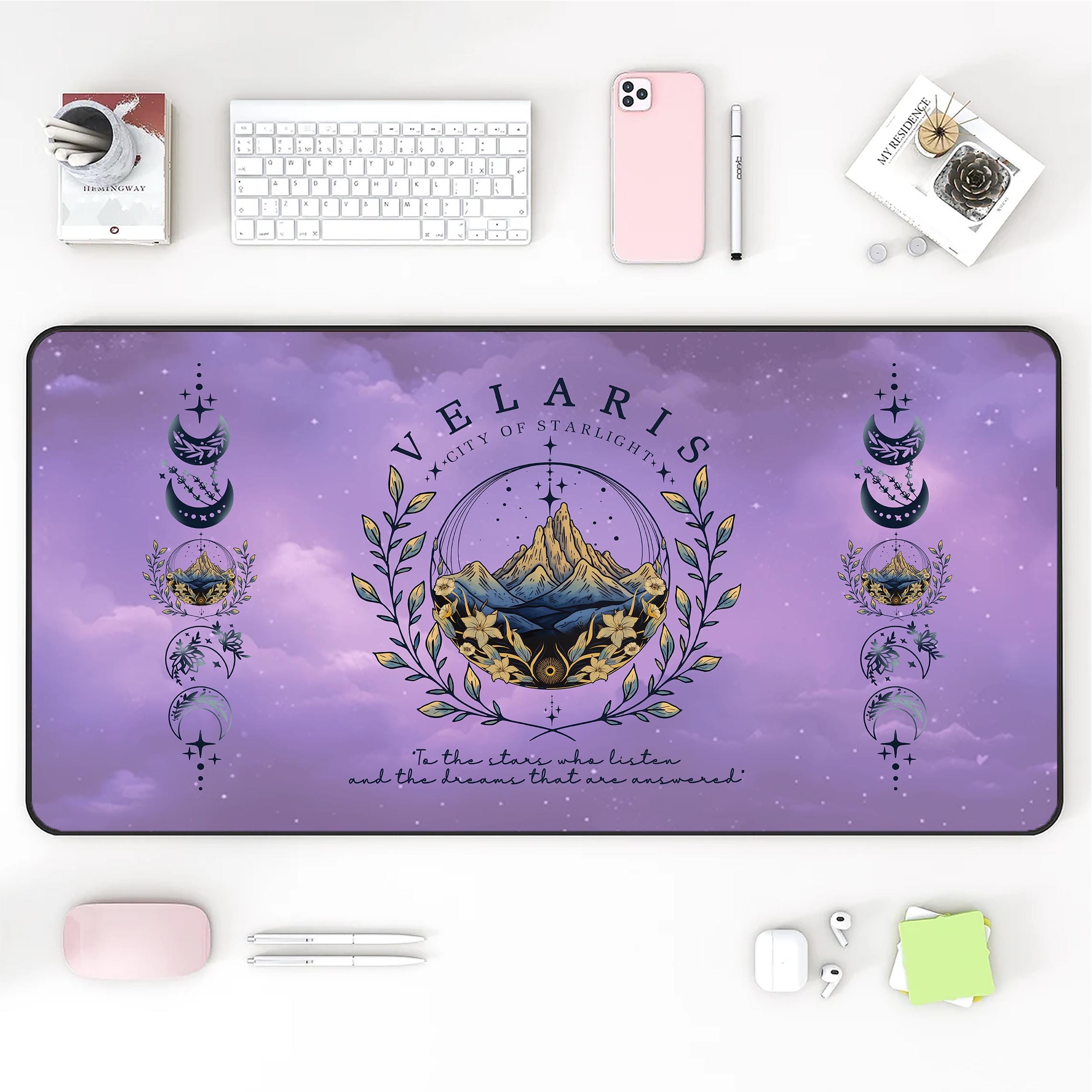 Acotar Velaris Desk Mat, Sarah J Maas Fantasy Book Lover Gift, Night ...