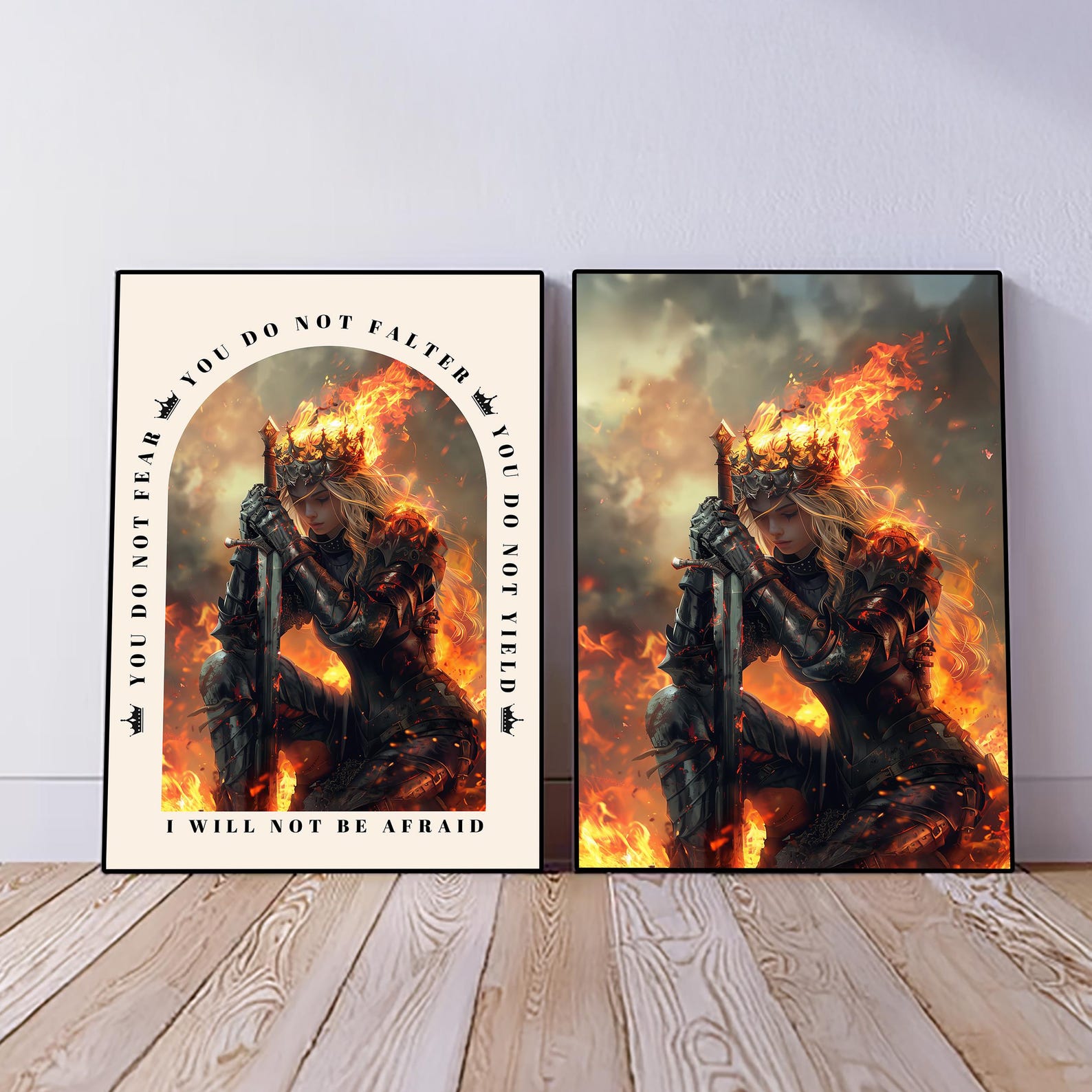 Aelin Fireheart Digital Prints, Fantasy Art, Throne of Glass Wall Decor ...