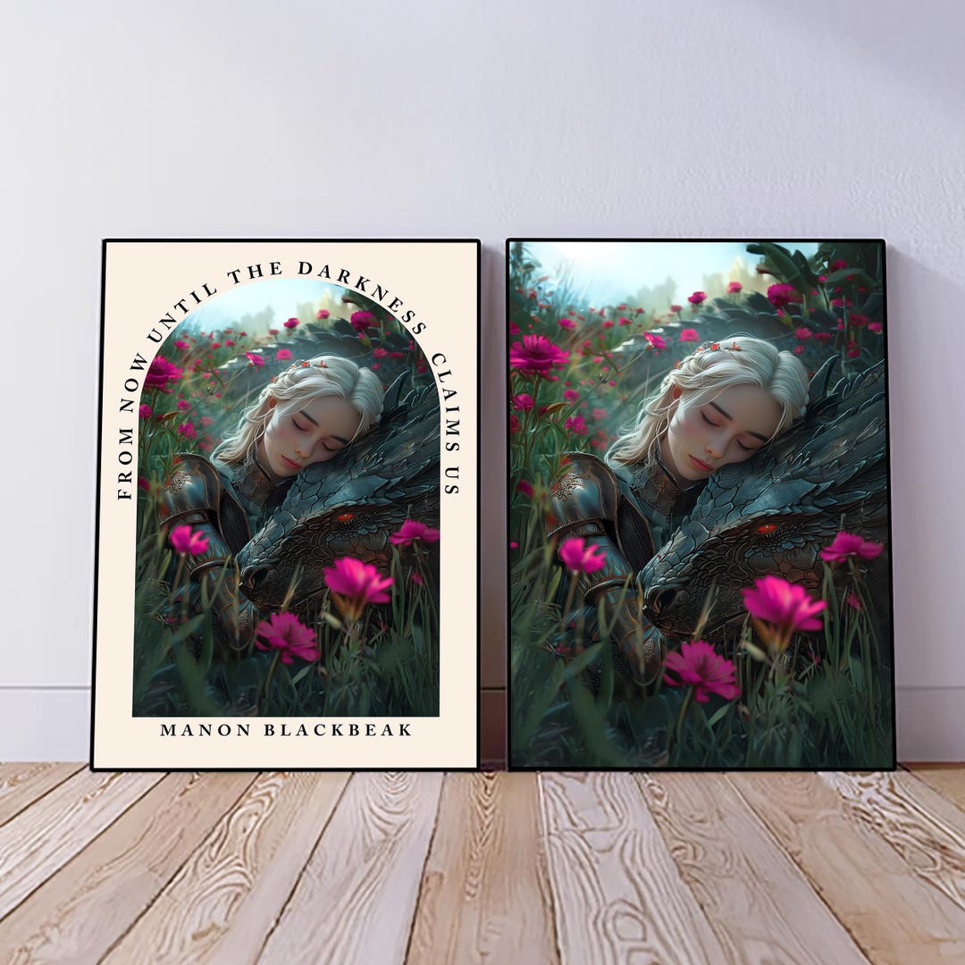 Manon Blackbeak Art Print: Throne of Glass, Fantasy Book Decor (digital ...