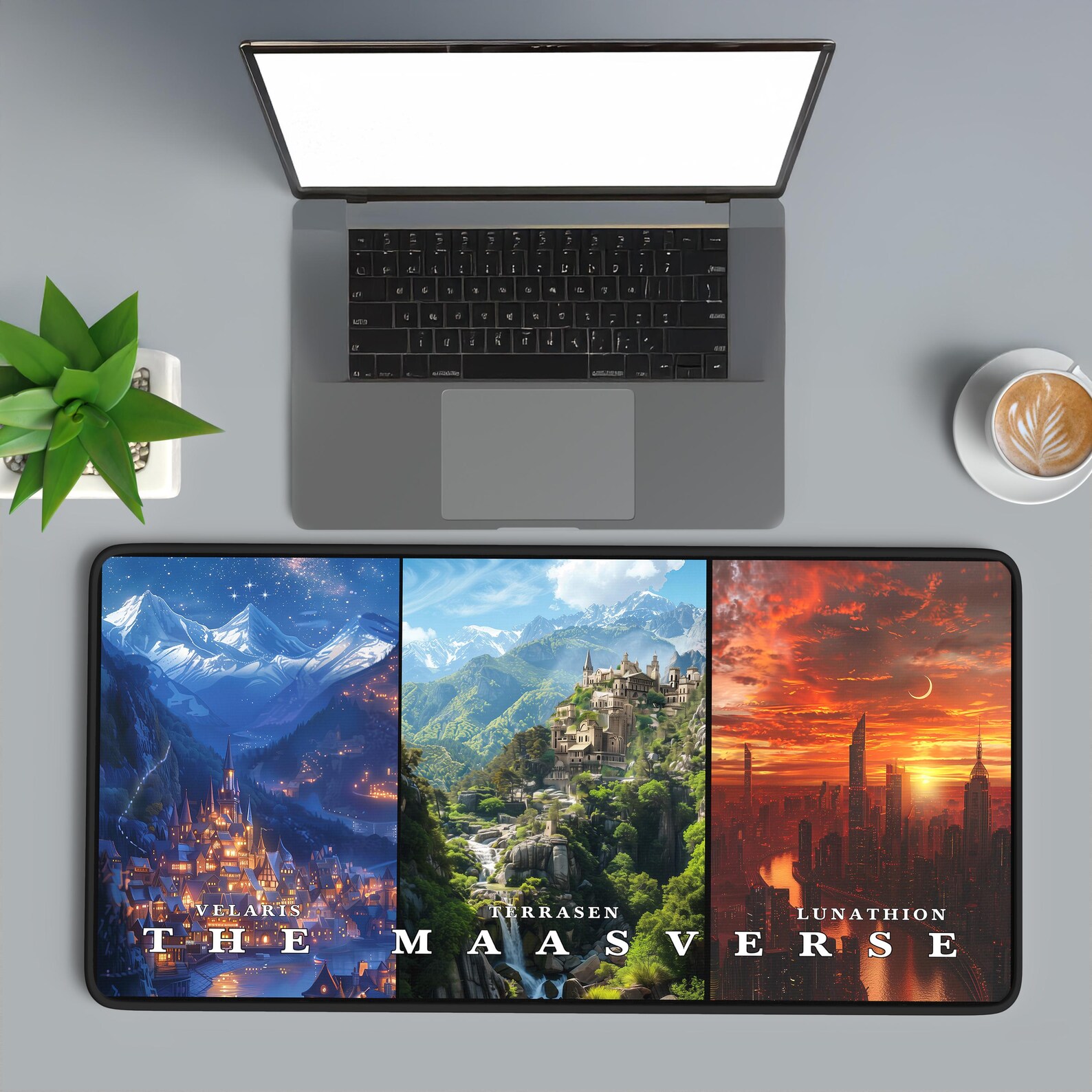 Acotar Desk Mat, Throne of Glass Inspired Desk Pad for Book Lovers ...