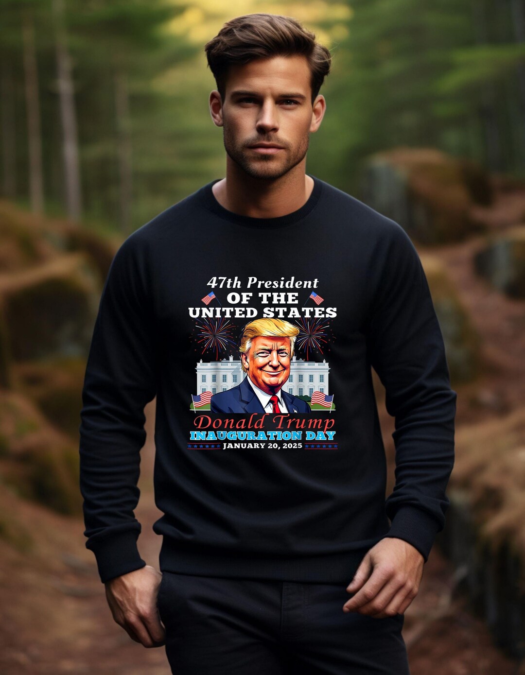 Trump Inauguration Day Sweatshirt, Trump 47 Crewneck Sweatshirt ...