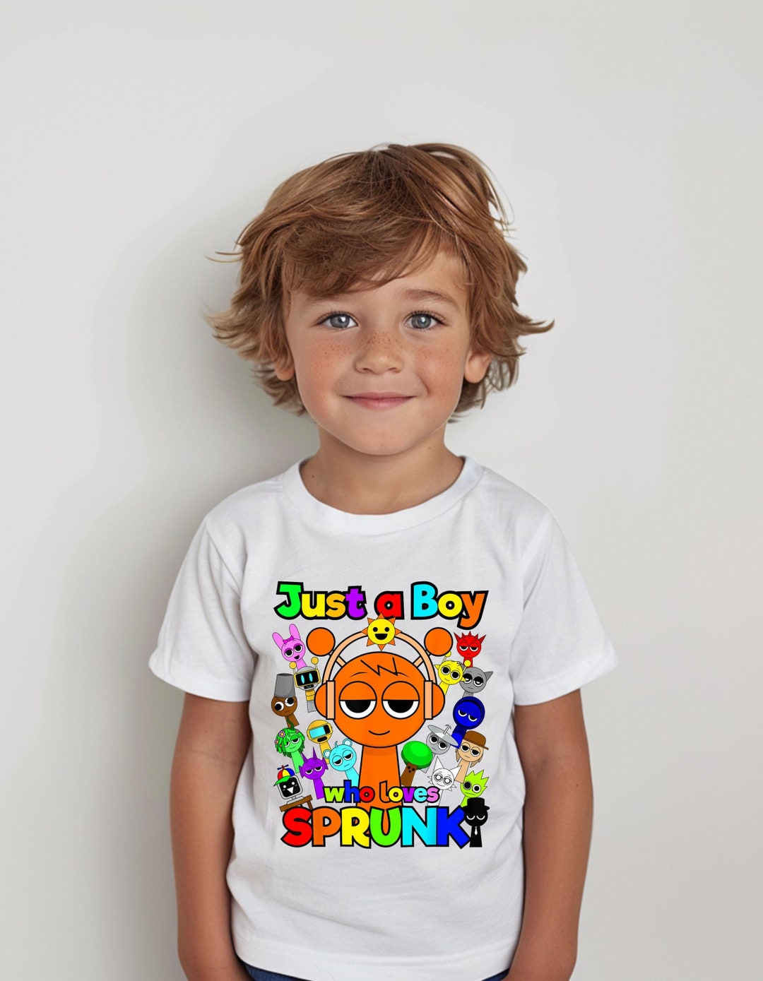 Sprunki Game Shirt, Sprunki Fan Tee, Sprunki Lime Tee, Roblox Cool Game ...