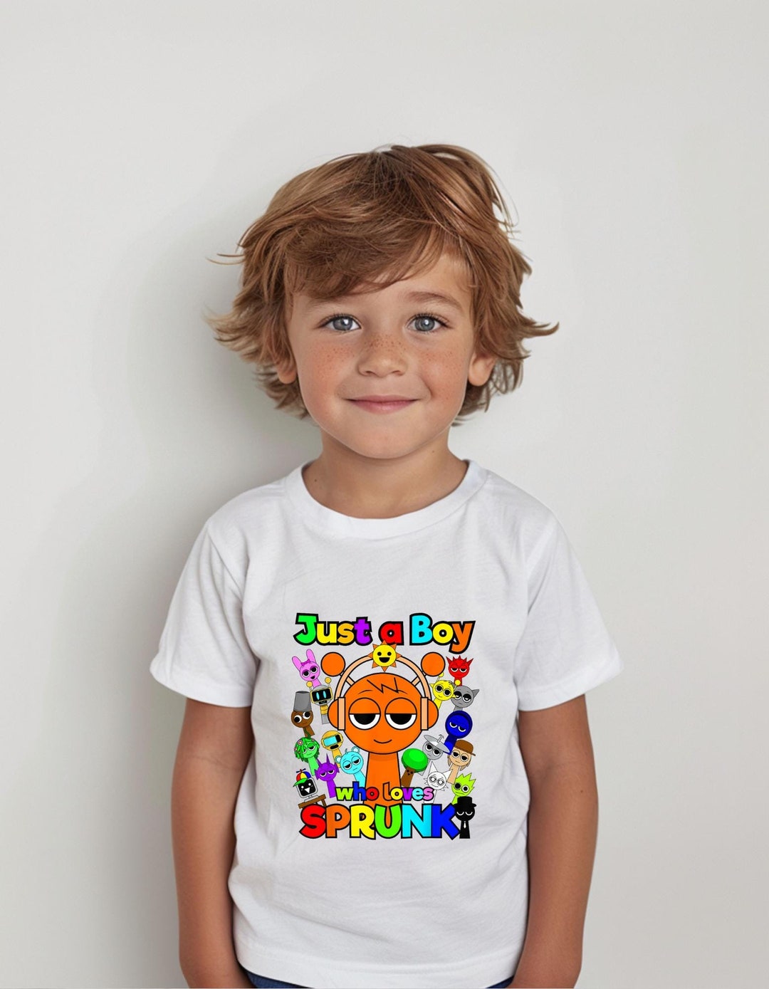 Sprunki Game Shirt, Sprunki Fan Tee, Sprunki Lime Tee, Roblox Cool Game ...