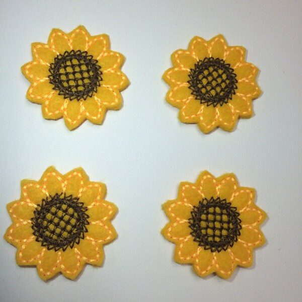 Sunflower Applique - Etsy