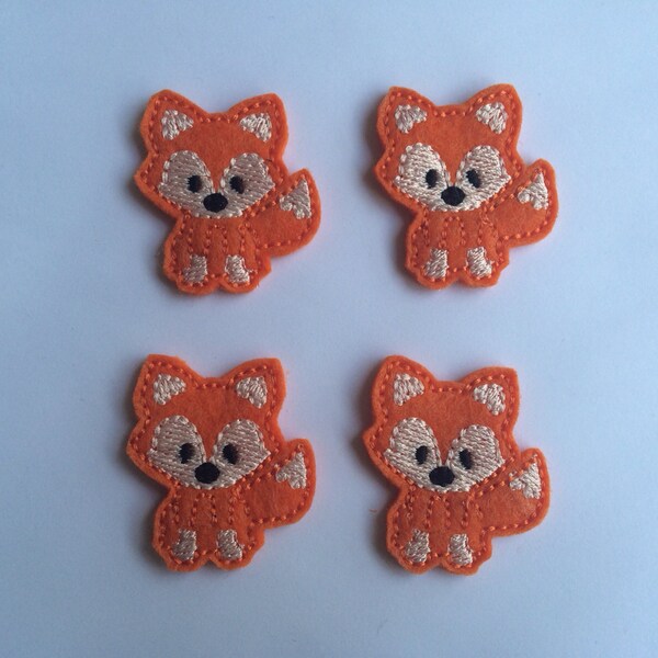 Fox Felt Applique - Etsy