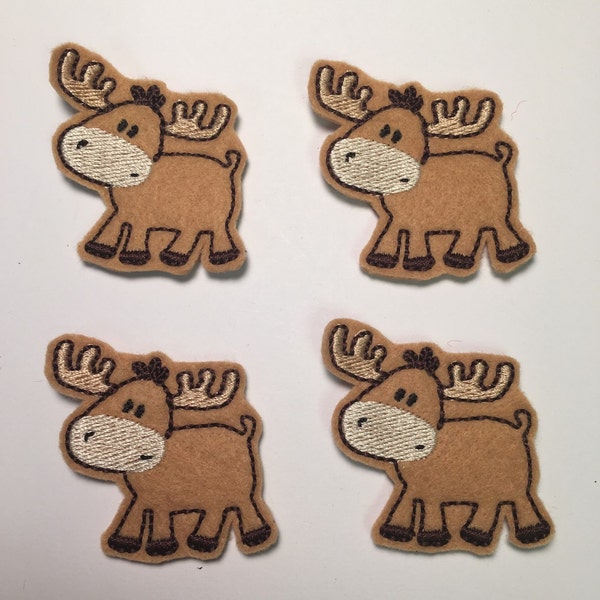 Moose Applique - Etsy