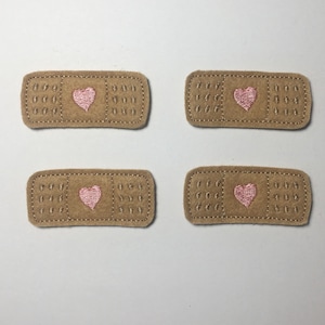Bandage Heart Bandaid Pink Nurse Medical Embroidered Felt - Etsy
