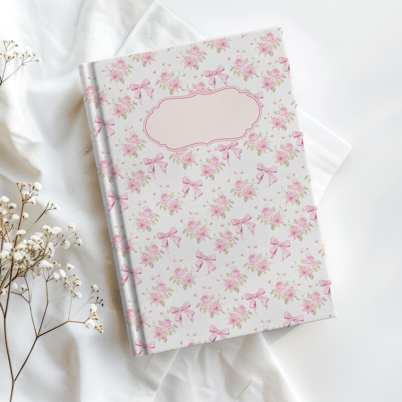 Aesthetic Pink Notebook - Etsy