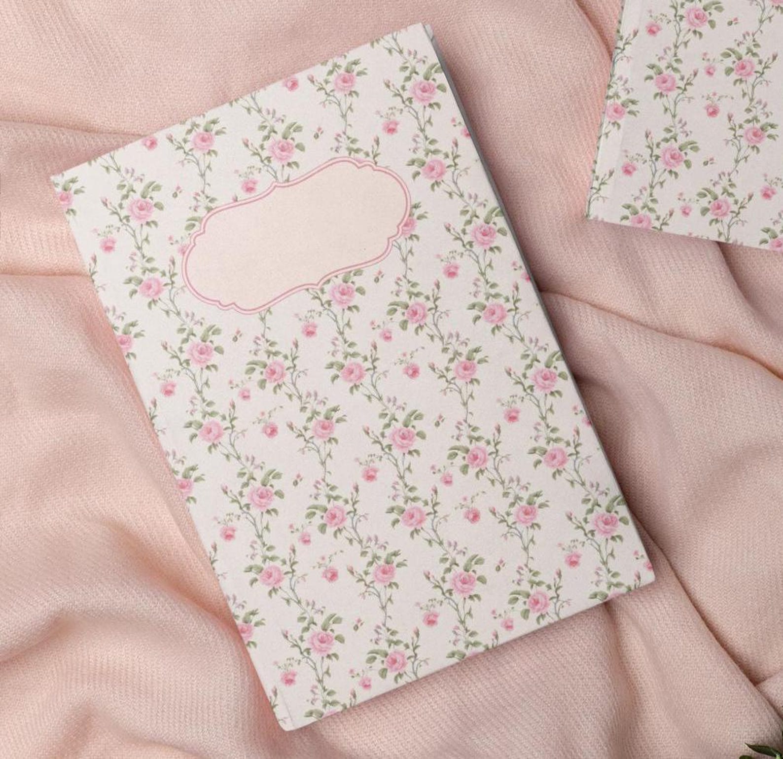 Floral Coquette Notebook Vintage Look Hardcover Lined Journal, Undated ...