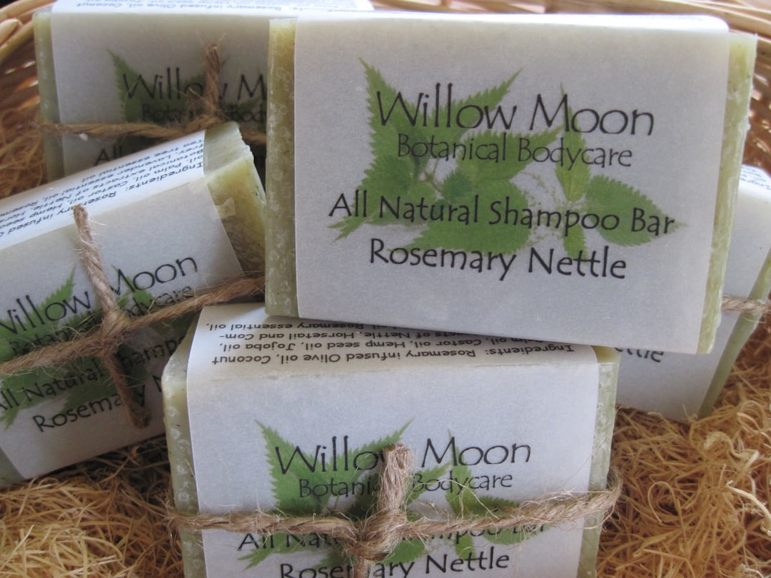 Rosemary Nettle Shampoo Bar, Herbal Alchemy for Your Hair - Etsy