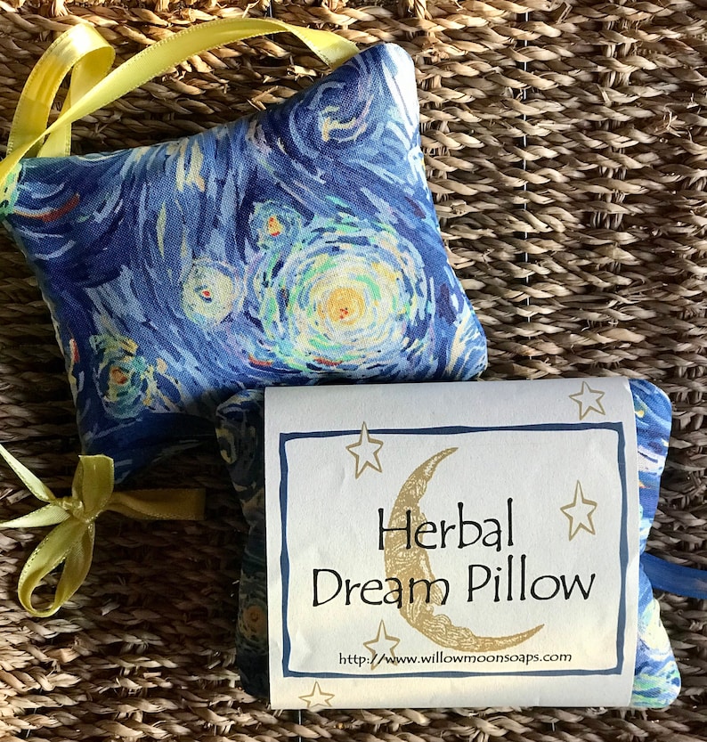 Herbal Dream Pillow Restful Sleep Lavender Mugwort Hops - Etsy