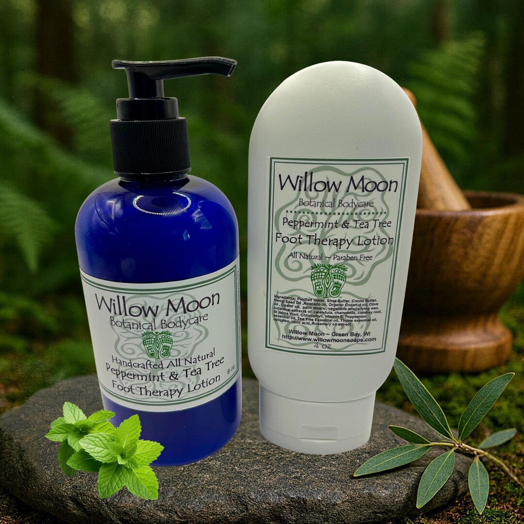 Peppermint & Tea Tree Foot Lotion | Natural Herbal Foot Cream ...