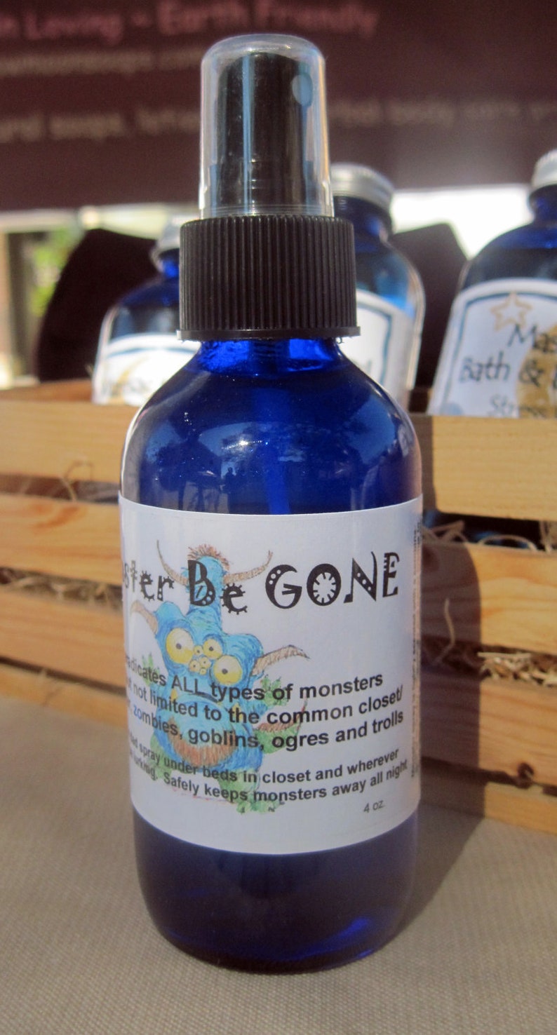 Monster Be Gone Room, Closet and Pillow Spray, Lavender Orange, Calming ...