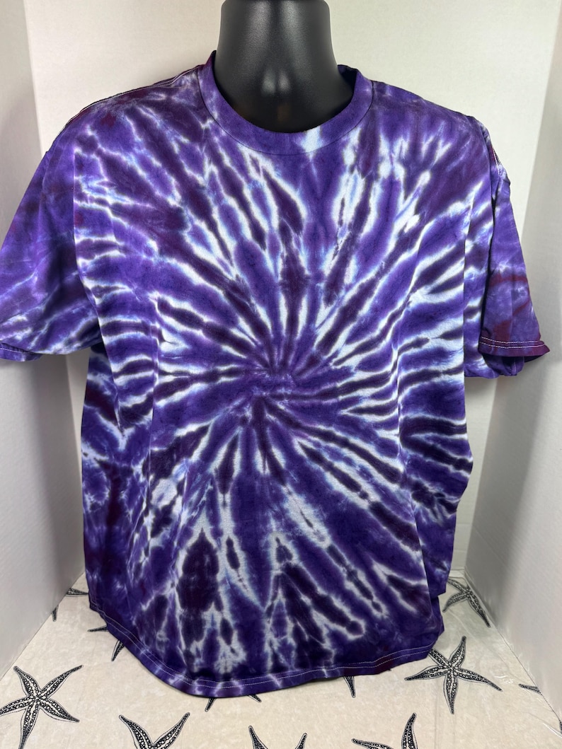 Purple Tie Dye Shirt - Etsy