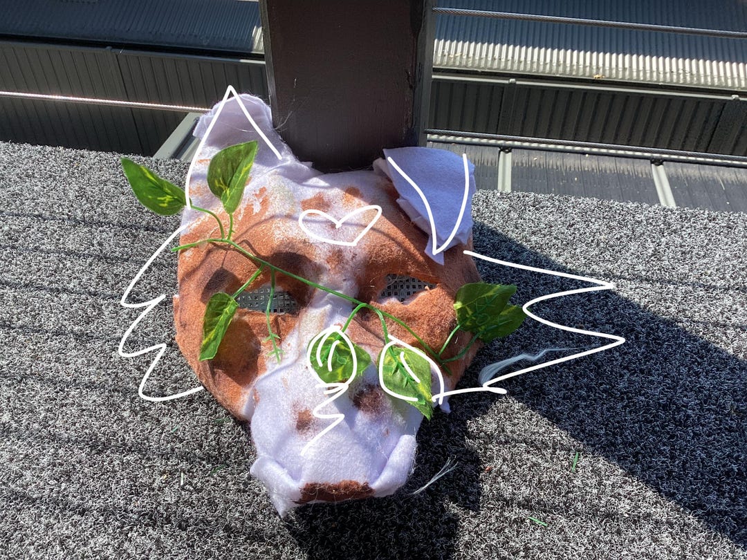 Doggo Rolled in Mud Therian Mask - Etsy