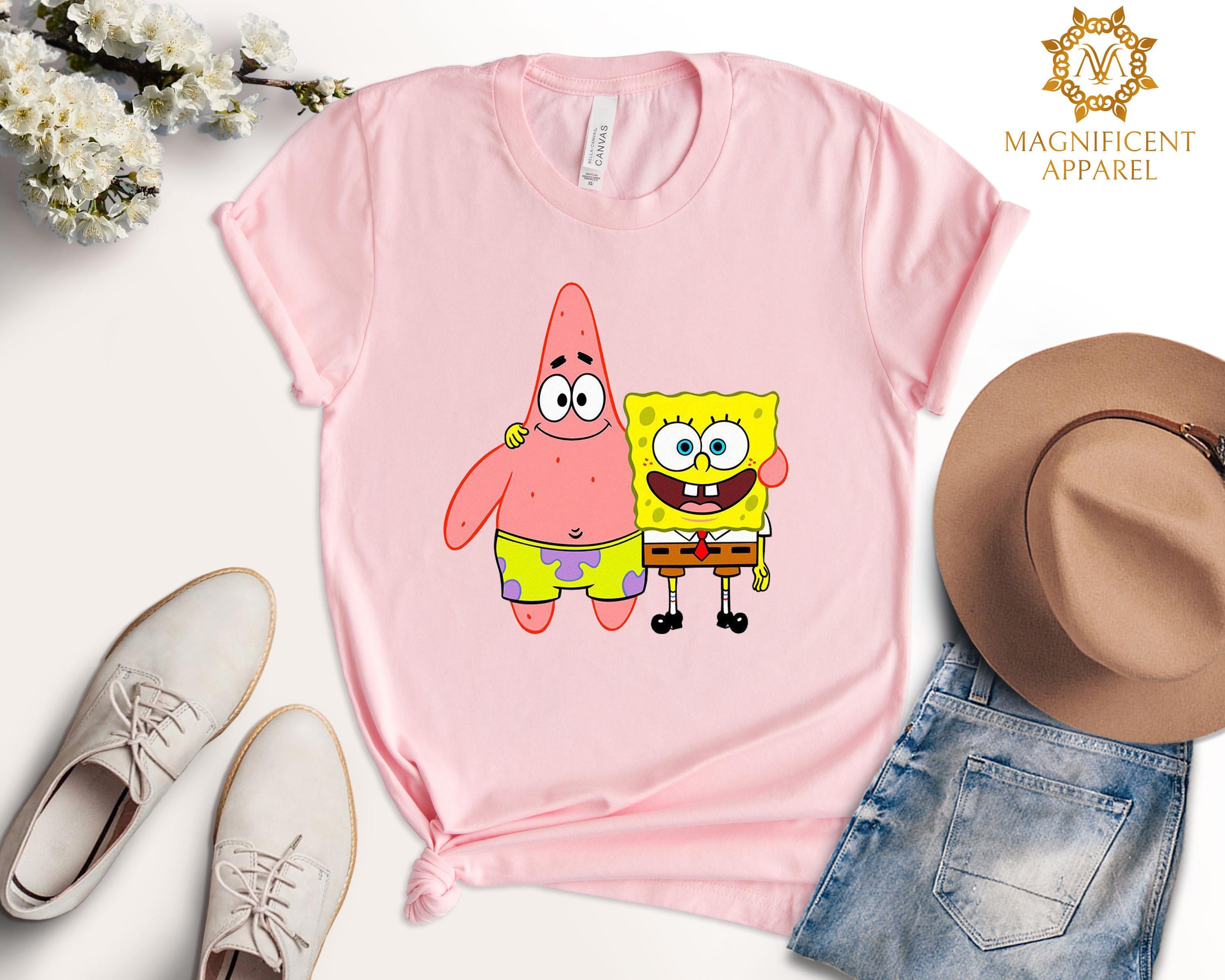 Spongebob and Patrick Star Shirt, Shirt for Friend, Vintage Spongebob ...