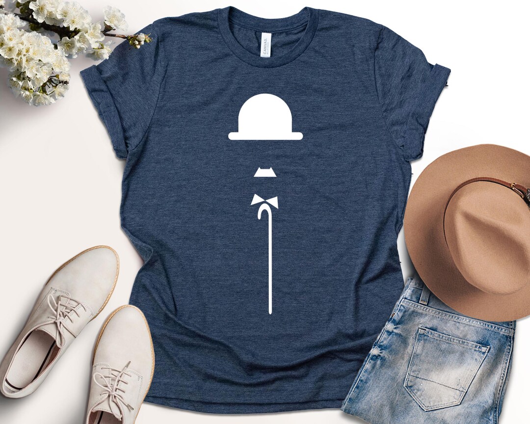 Charlie Chaplin Shirt, Black Chaplin Shirt, Funny Charli Chaplin T ...
