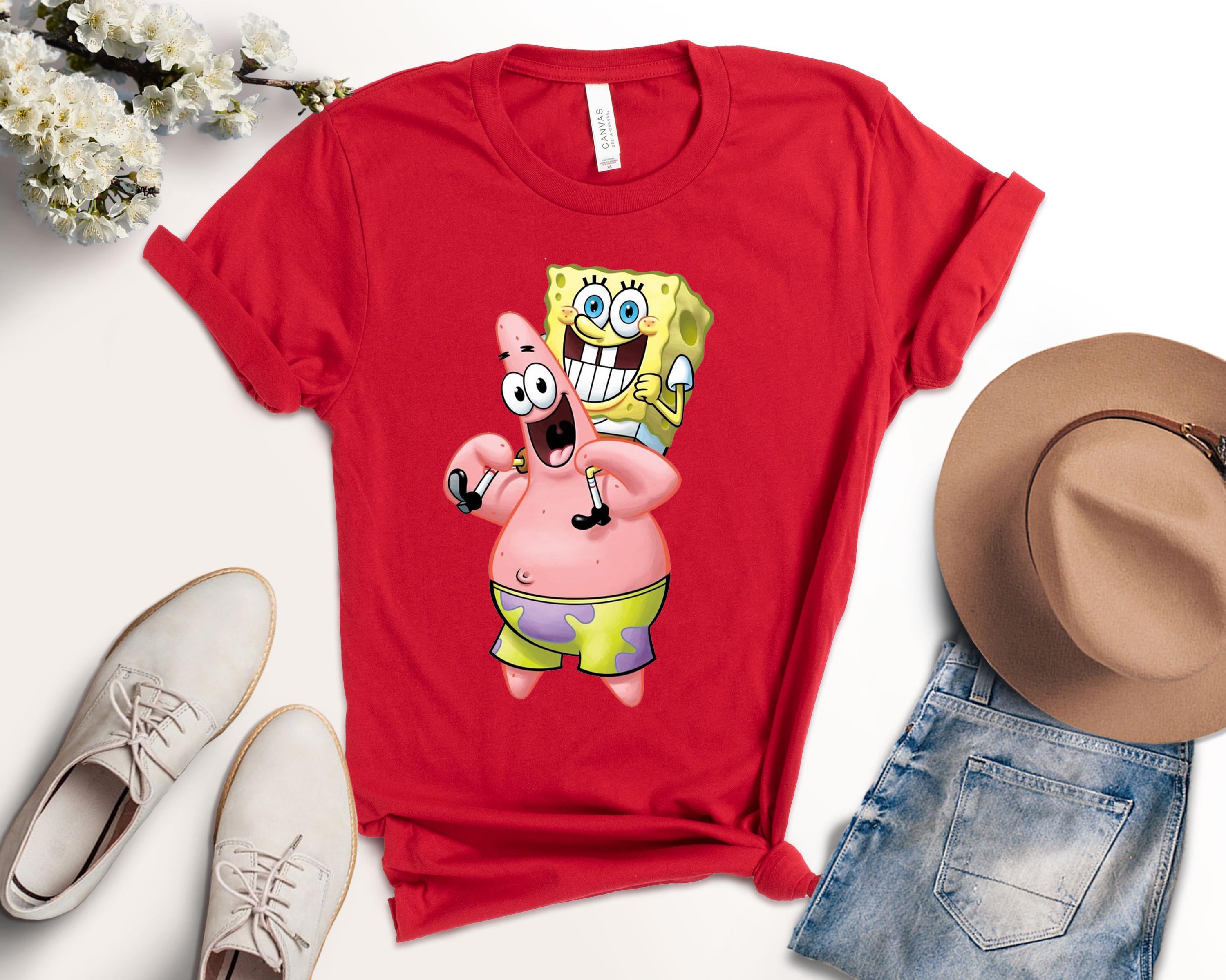 Spongebob and Patrick Star Shirt, Shirt for Friend, Vintage Spongebob ...